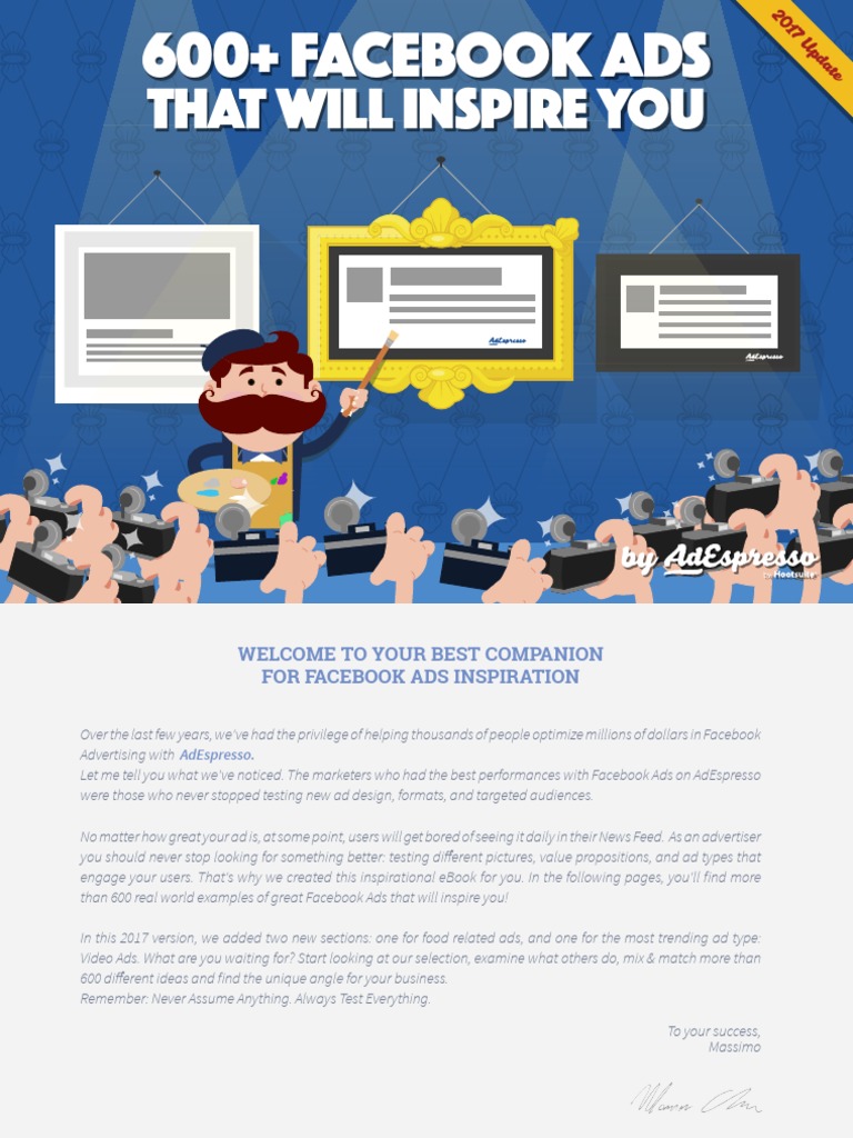 600+ Inspiring Facebook Ad Examples | PDF | Advertising | Facebook