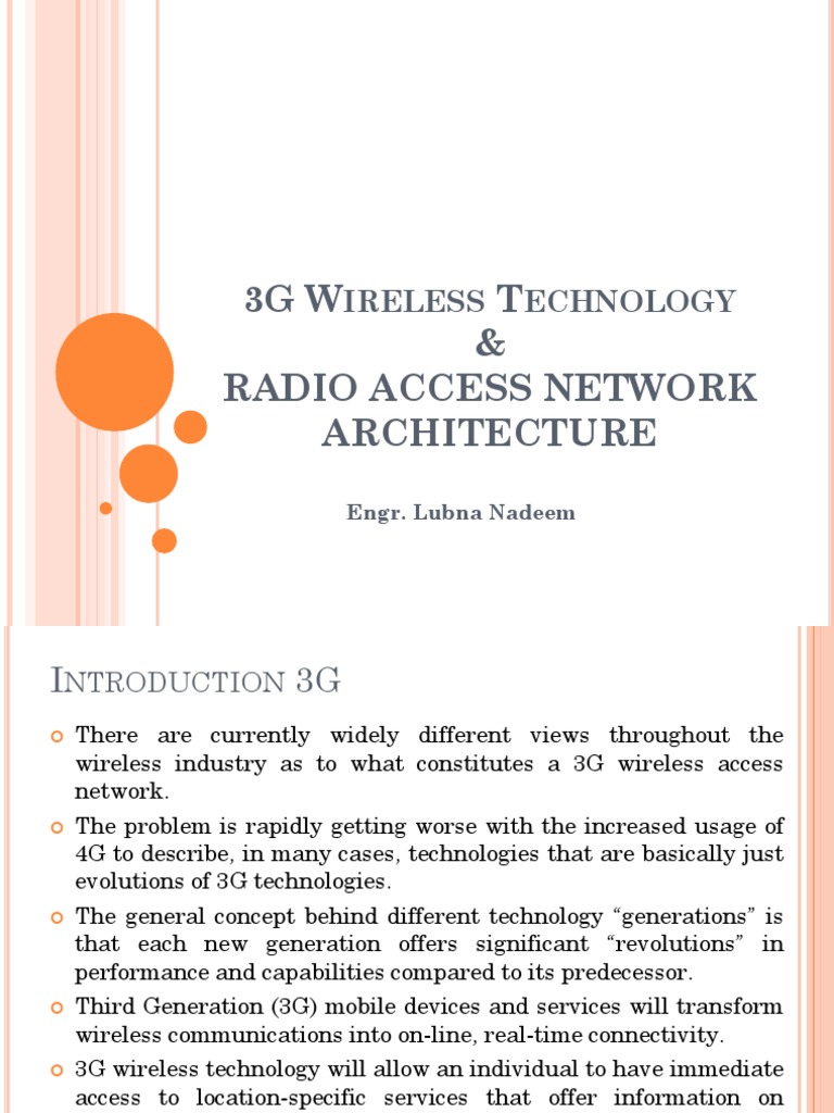 3G UMTS Architecture | PDF | 3 G | Telecommunications
