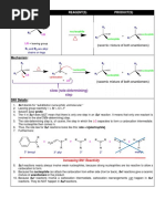 SN1 SN2 E1 E2 Cheat Sheet | PDF
