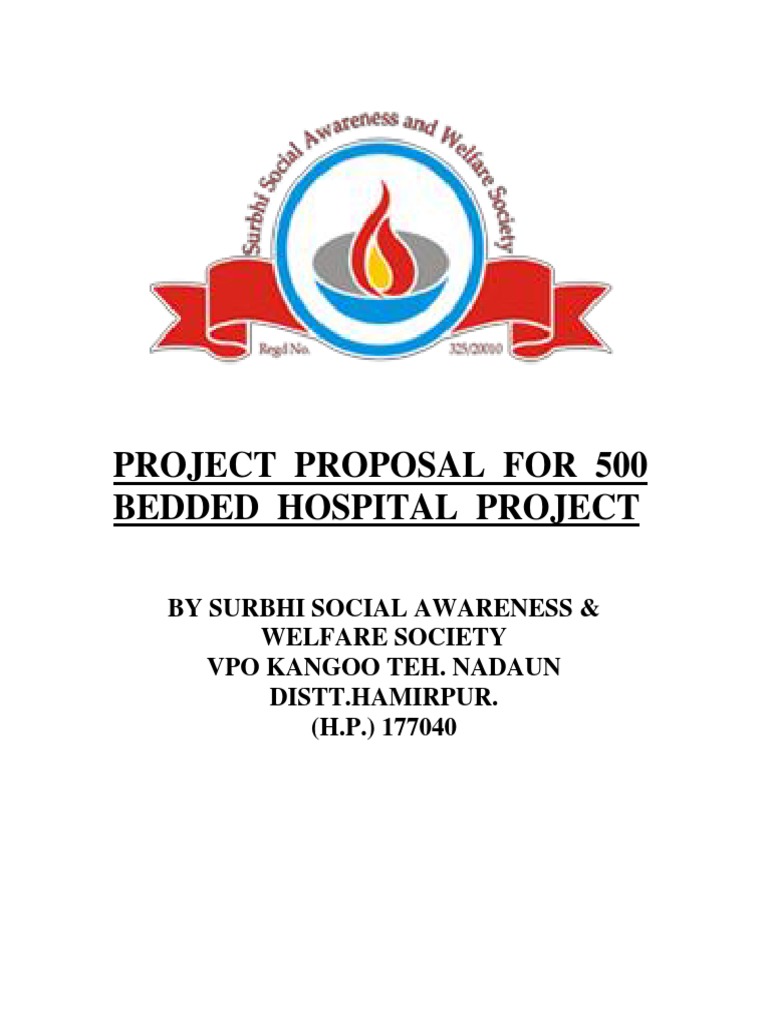 Project Proposal For 500 Bedded Hospital Project | PDF | Cancer | Rupee