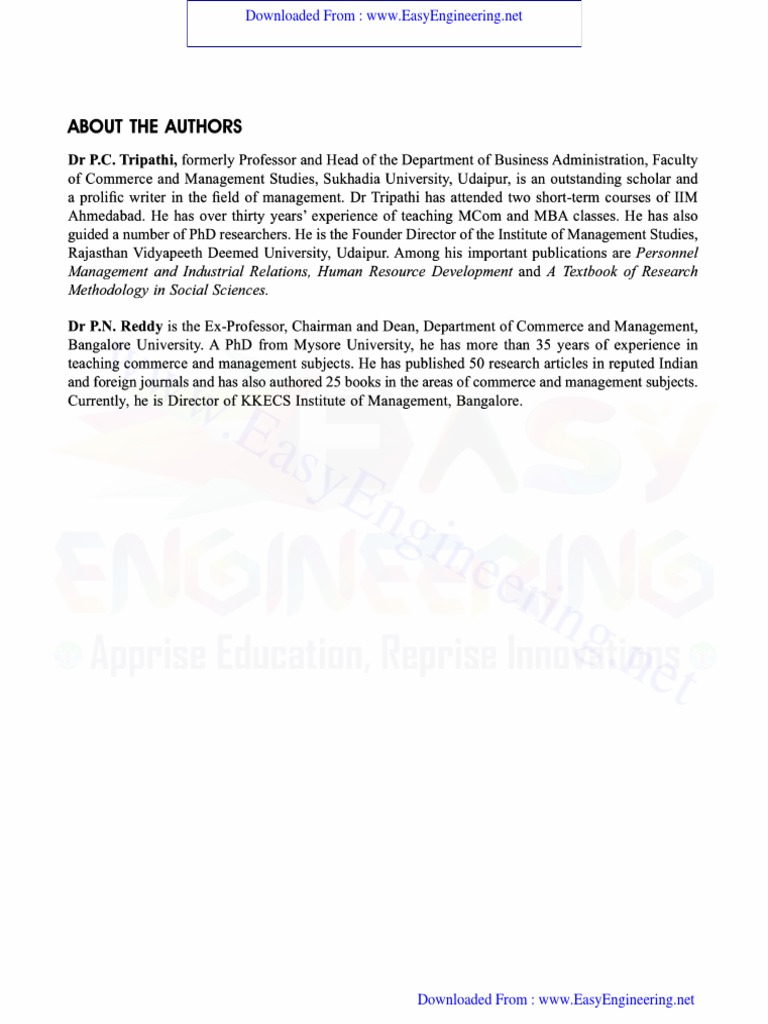 Principles of Management P C Tripathi P N Reddy Unlocked 3 | PDF