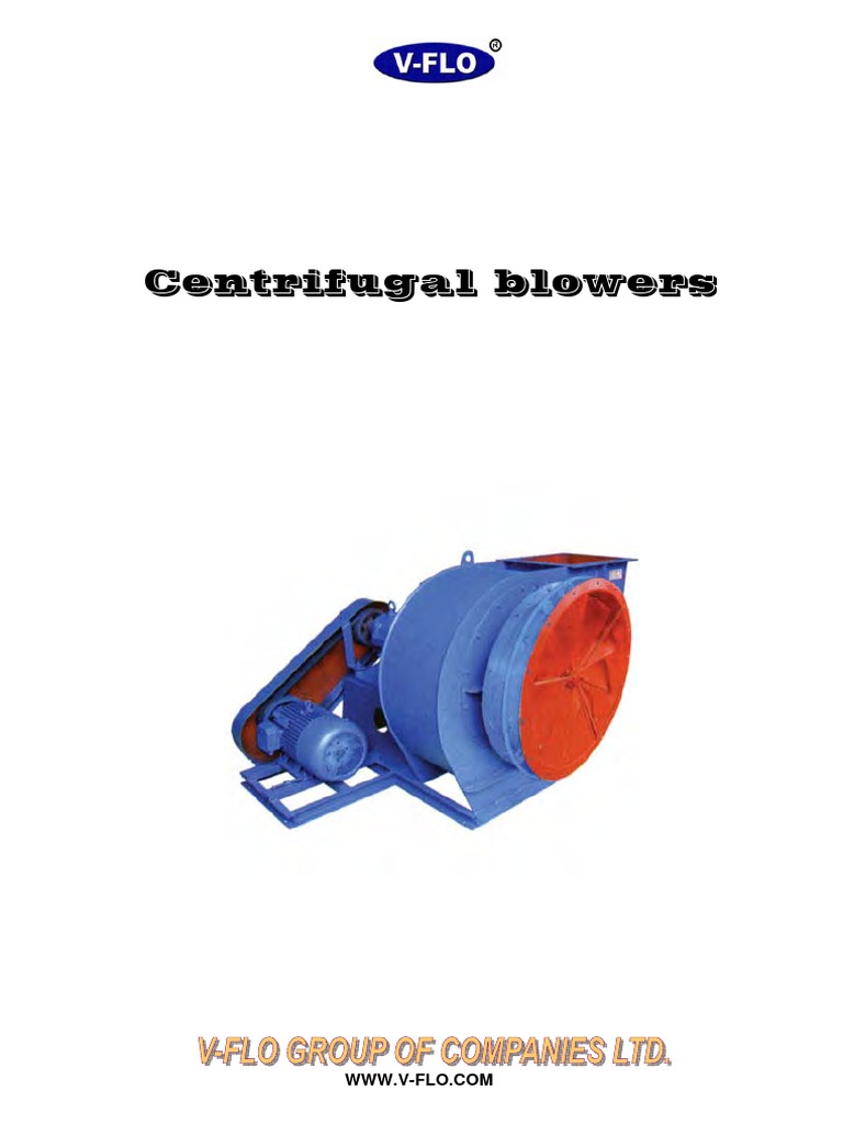 Blower | PDF | Belt (Mechanical) | Gas Technologies