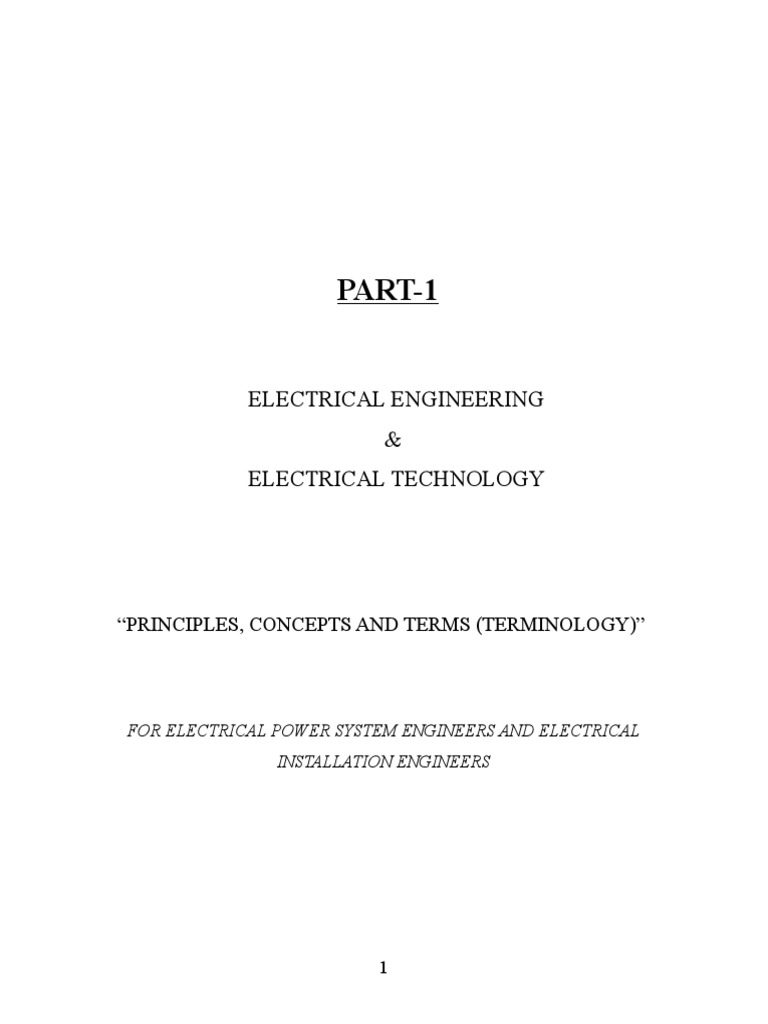 Basics of Electrical | PDF | Inductance | Electromagnetic Induction