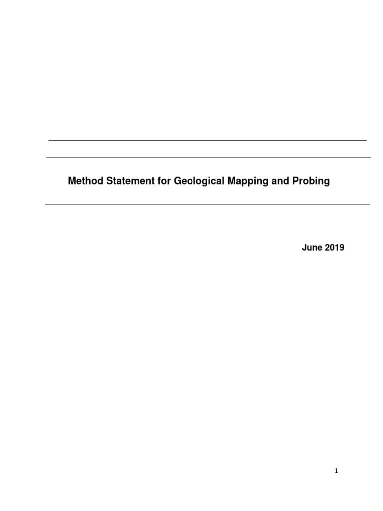 Ms of Geological Mapping | PDF | Geology | Geotechnical Engineering