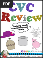 CVC Fluency Sentences Read and Color Short U Words Worksheet ...