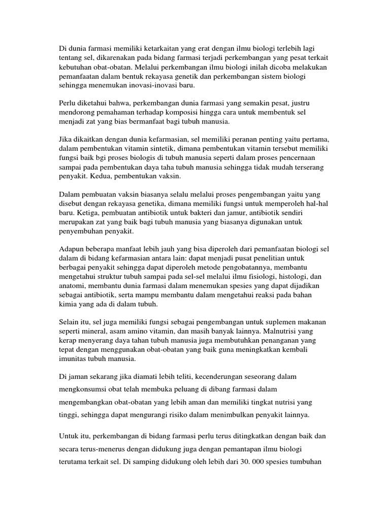 Biosel | PDF | Kesehatan Holistik