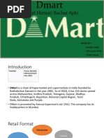 History of Dmart | PDF | Business | Finance & Money Management