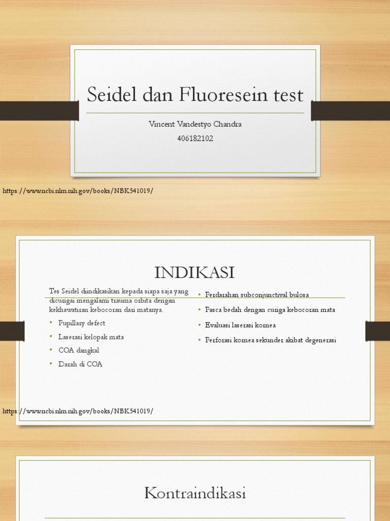 Tes Seidel & Flurosein | PDF