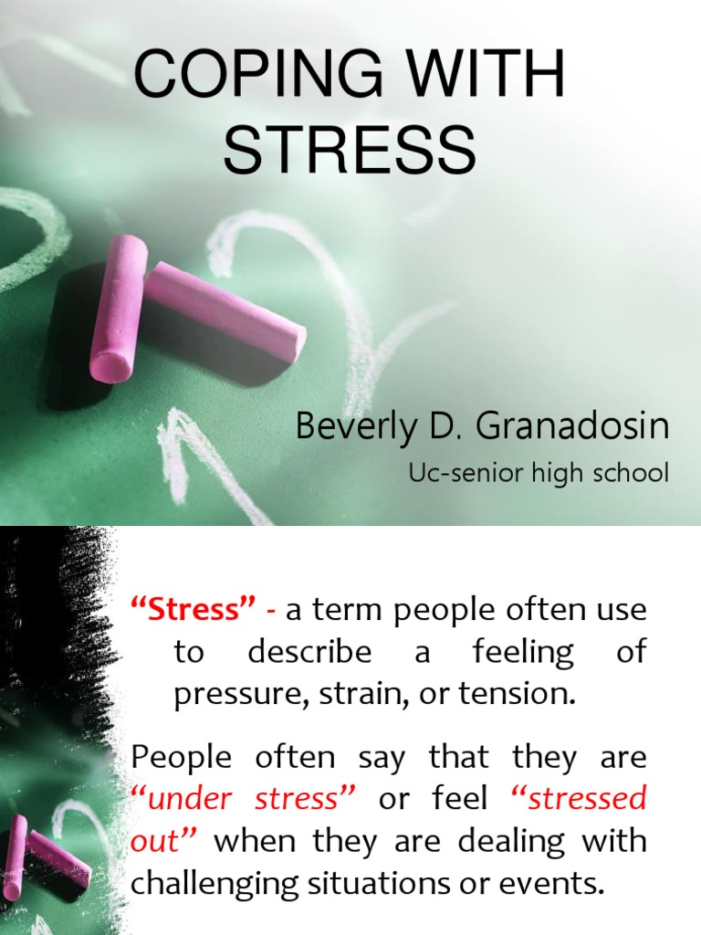 Coping With Stress | PDF | Stress (Biology) | Neuropsychology