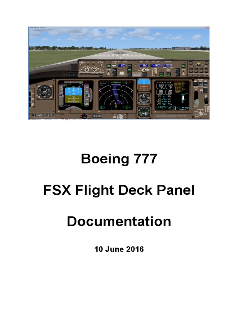 Boeing 777 VX Panel Installation and Documentation | PDF | Aircraft ...
