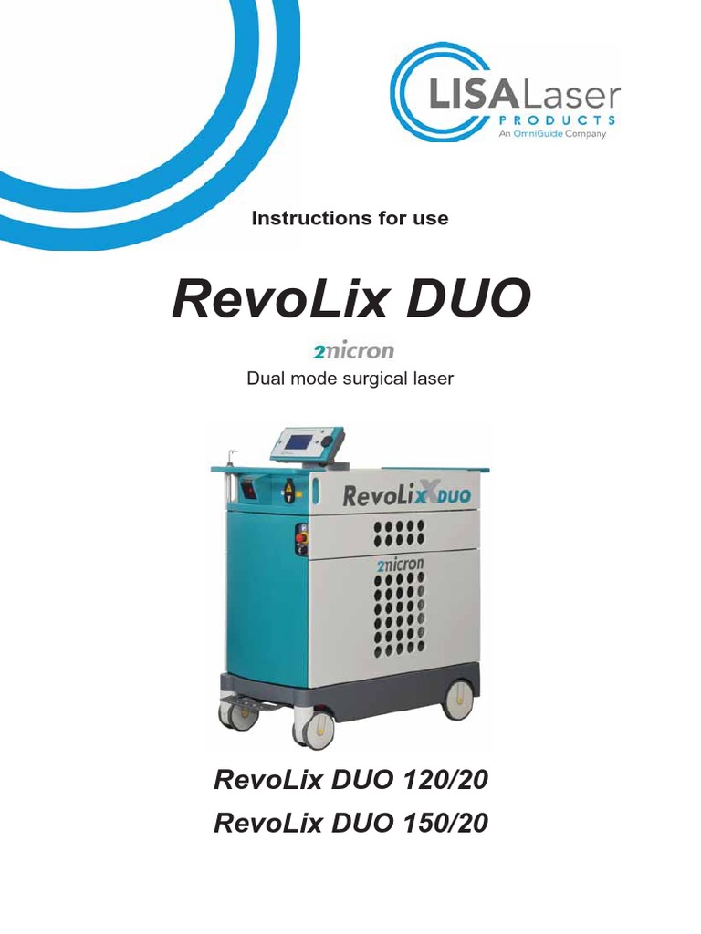 RevoLixDUO en | PDF | Laser | Electromagnetic Compatibility