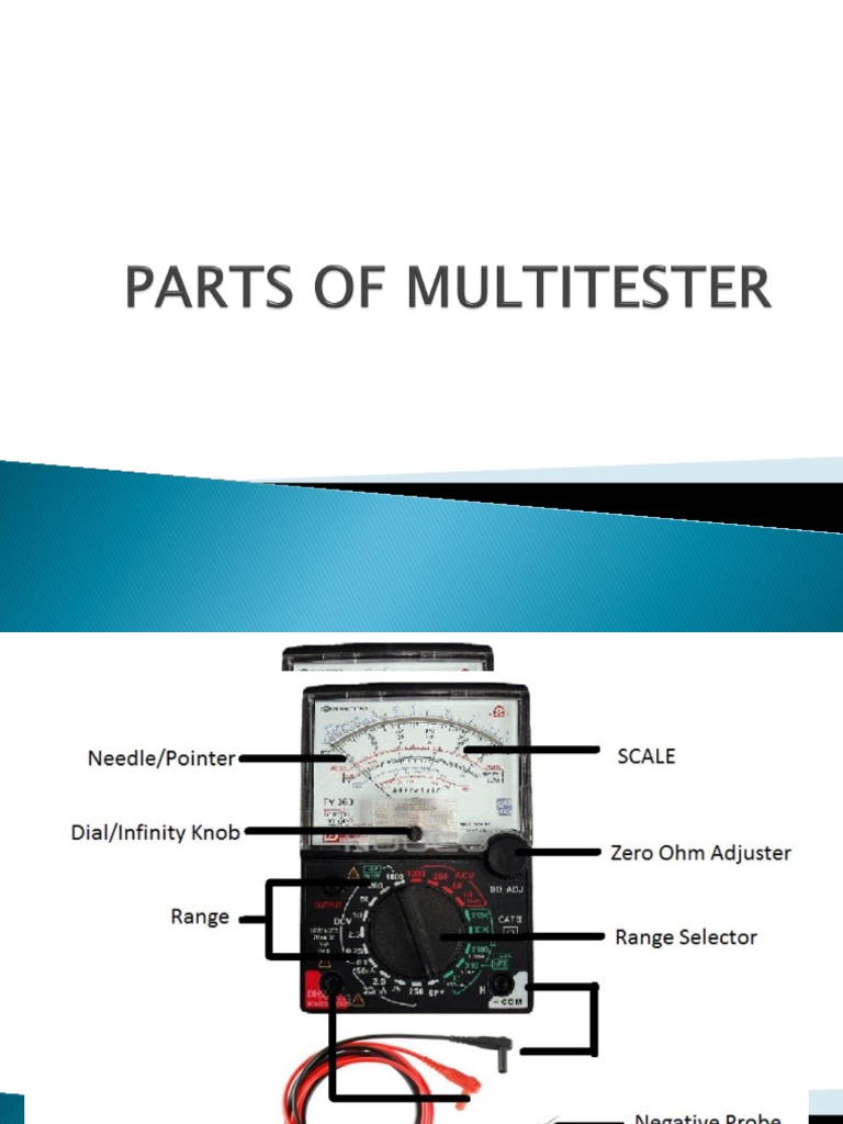 Parts of Multitester | PDF