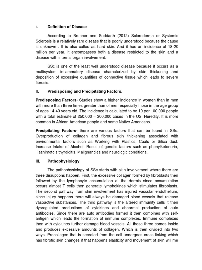 Concept Map Paderanga Scleroderma | PDF | Medical Specialties ...