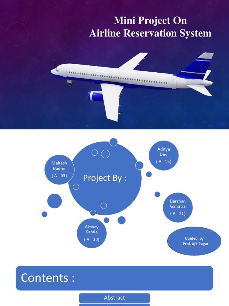 Airlines Reservation System Pdf Databases Application Software