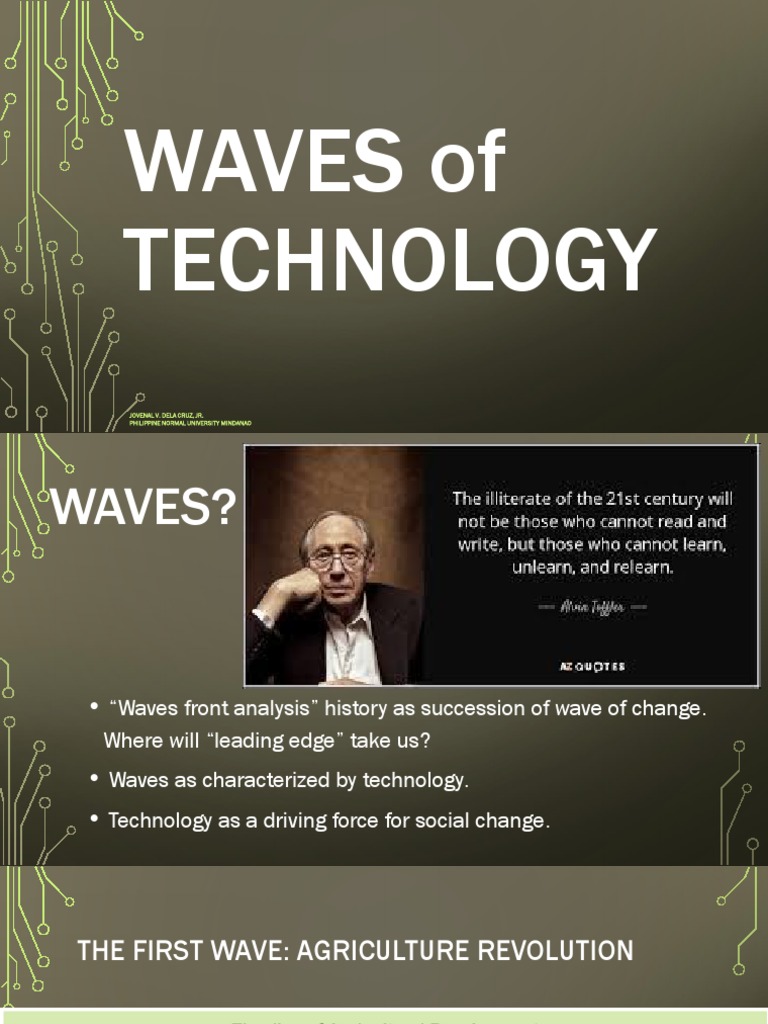 5 Waves of Technology | PDF | Industrial Revolution | Agriculture