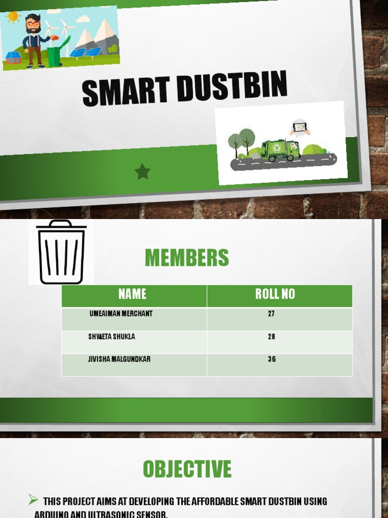Affordable Smart Dustbin Project | PDF | Computers | Technology ...