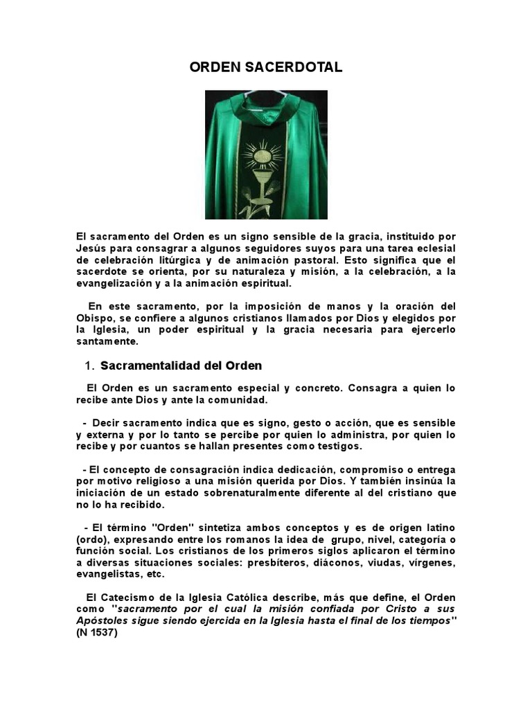 5716 Orden Sacerdotal | PDF | obispo | Sacerdote