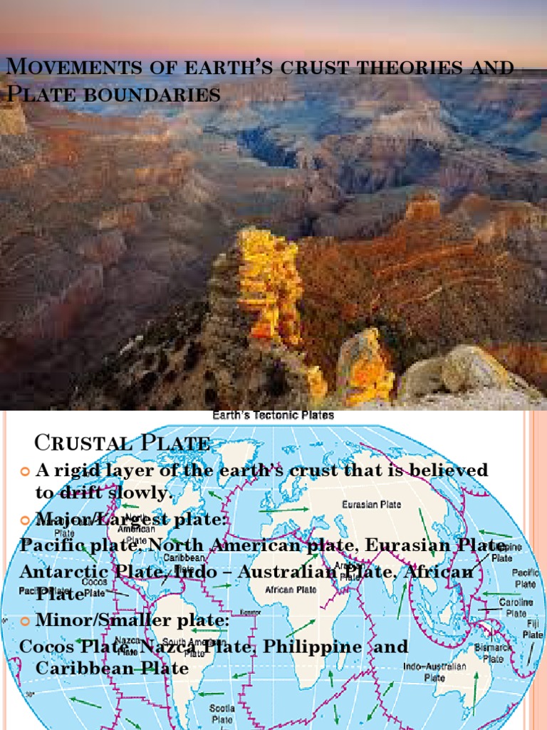 Movement of Earth Crust | PDF | Plate Tectonics | Continent
