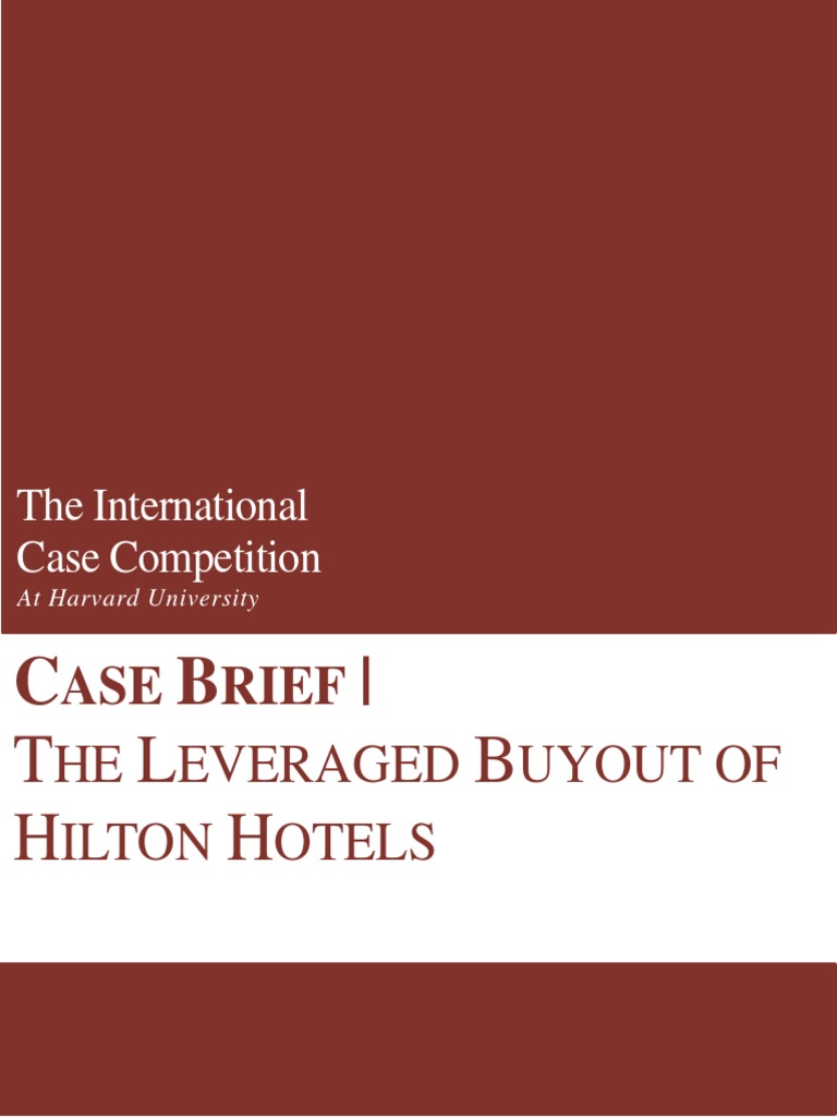 International Case Competition at Harvard (Case Brief) PDF | PDF ...