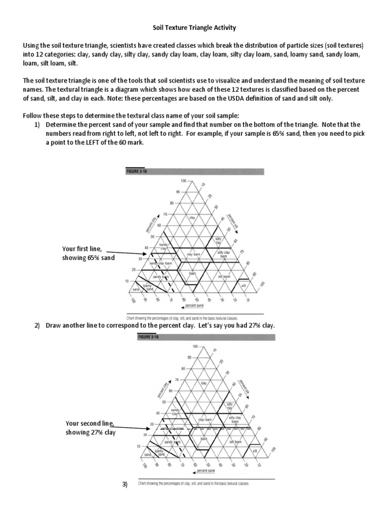Soil Texture Soil Activity | PDF | Land Management | Sedimentology