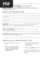 Ordeal by Cheque Free Write - Part 1 | PDF