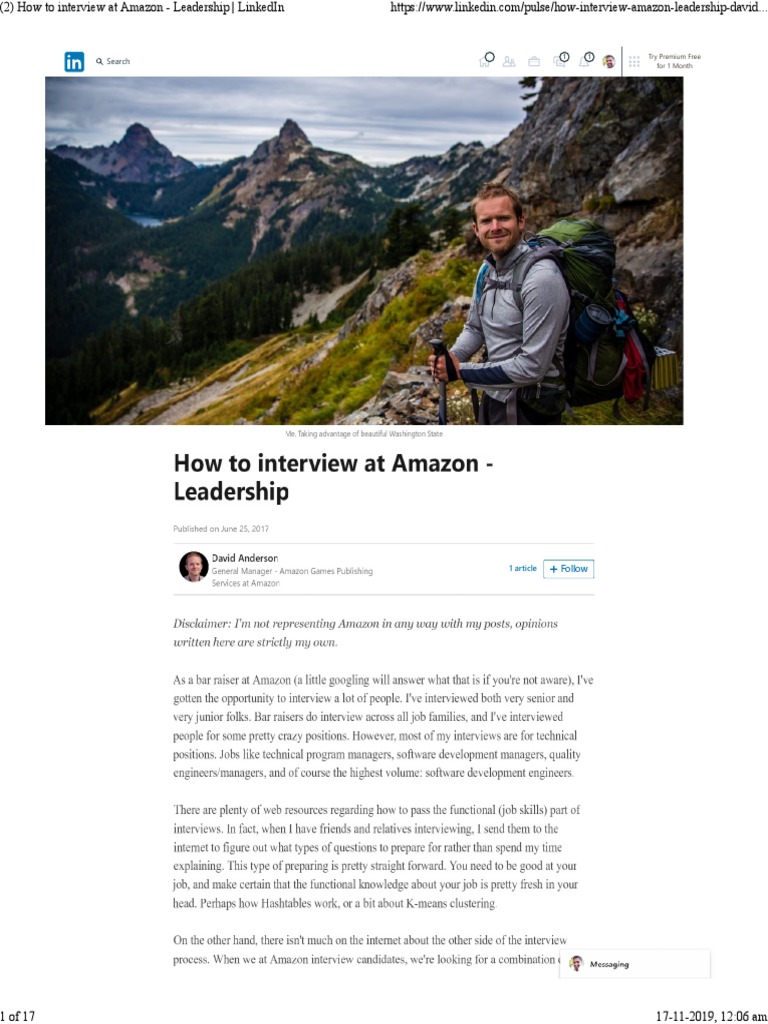 Amazon Interview Questions | PDF | Information Technology | Internet