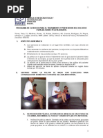 Ejercicios de Risser | PDF | Pie | Especialidades Medicas