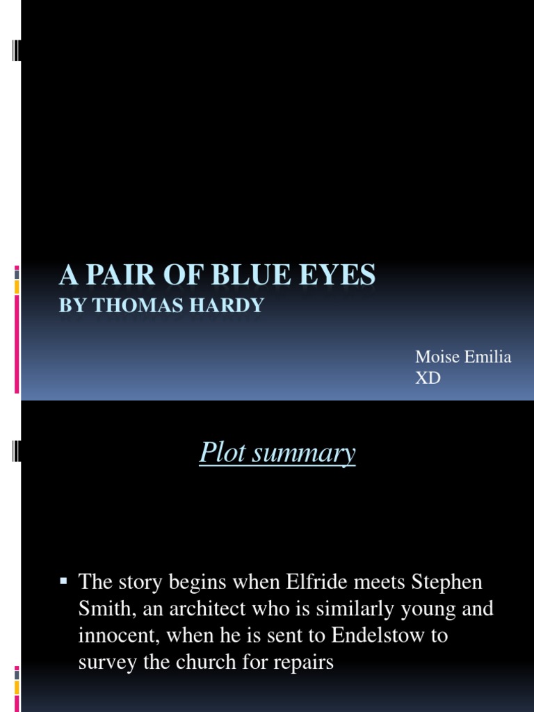 A Pair of Blue Eyes | PDF | Novels
