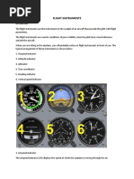 Cessna 172 Instrument Panel | PDF | Airspeed | Altimeter