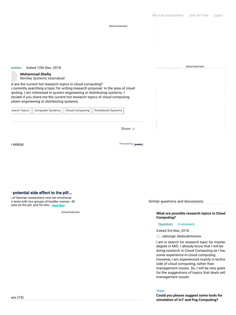 What Are The Current Hot Research Topics in Cloud Computing | Cloud ...