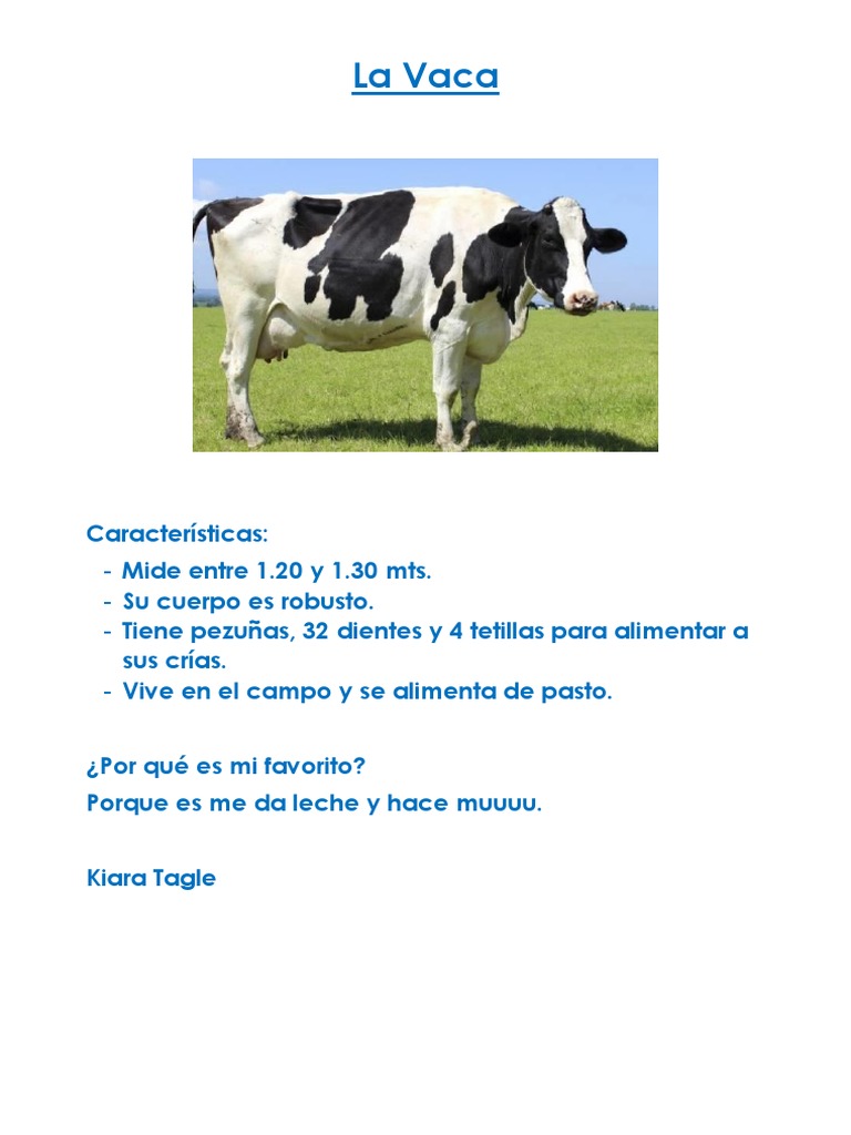 La Vaca Pdf