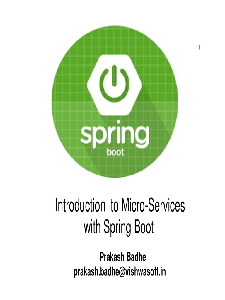 Introduction To Micro-Services | PDF | Representational State Transfer ...