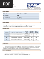SAP MM Syllabus | PDF