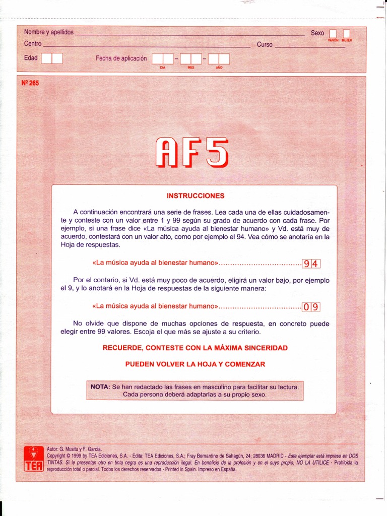 Test AF5 | PDF