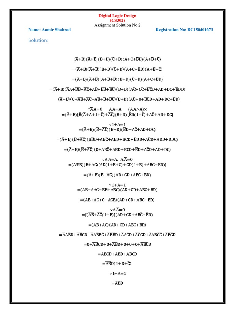Cs302 Assignment 2 Solution | PDF | Electronic Design Automation | Electronics