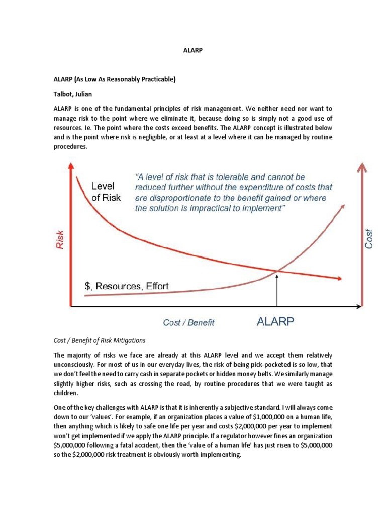 ALARP | PDF | Risk | Risk Management