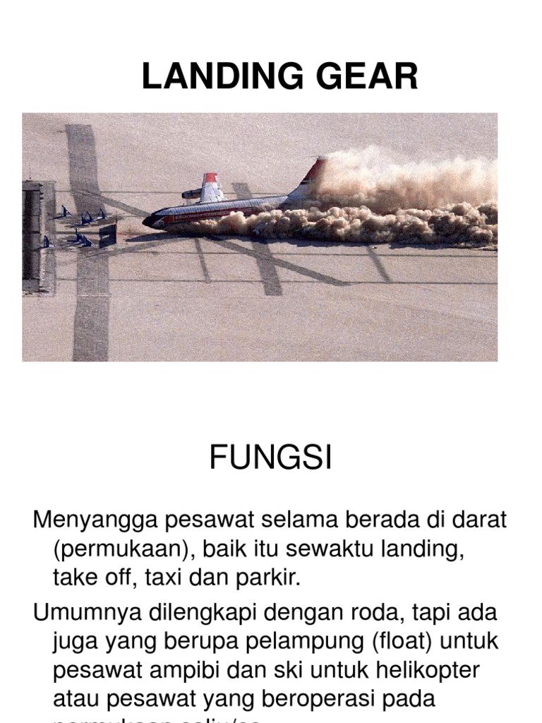 Aircraft Landing Gear Guide | PDF