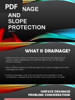 DPWH Drainage and Slope Protection Standards | PDF | Drainage Basin | Road