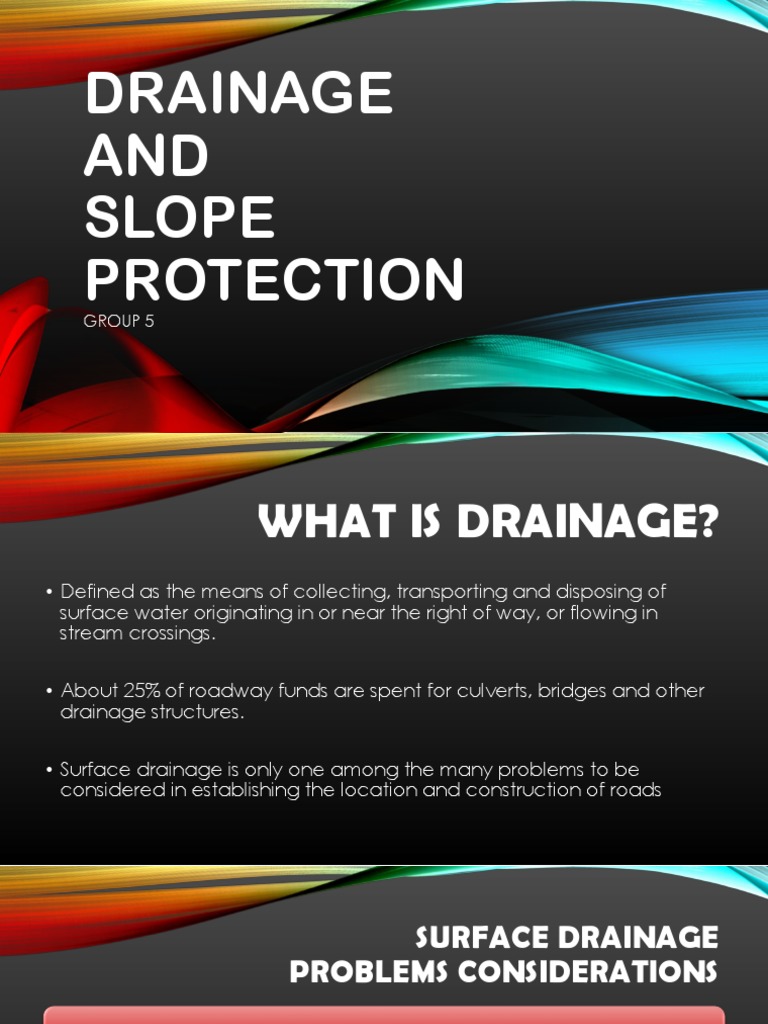 Drainage | PDF | Surface Runoff | Landslide