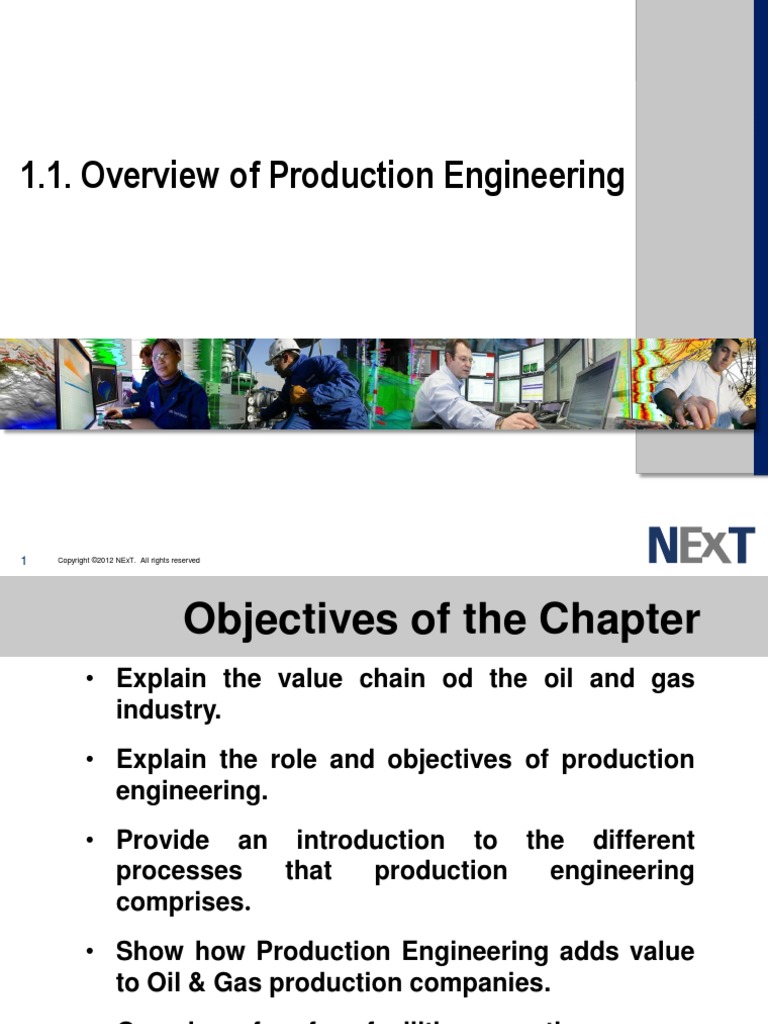 1.1 Overview of Production Engineering PDF | PDF | Petroleum Reservoir ...