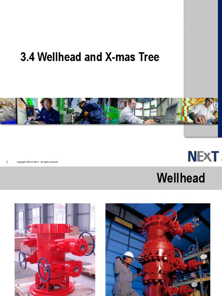 3.4 Wellhead and X-Mas Tree PDF | PDF | Casing (Borehole) | Pipe (Fluid ...
