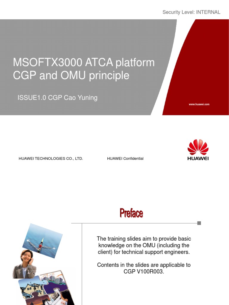 MSOFTX3000 ATCA Platform CGP and OMU Principle-20090622-B-1.0 | PDF | Backup | Operating System