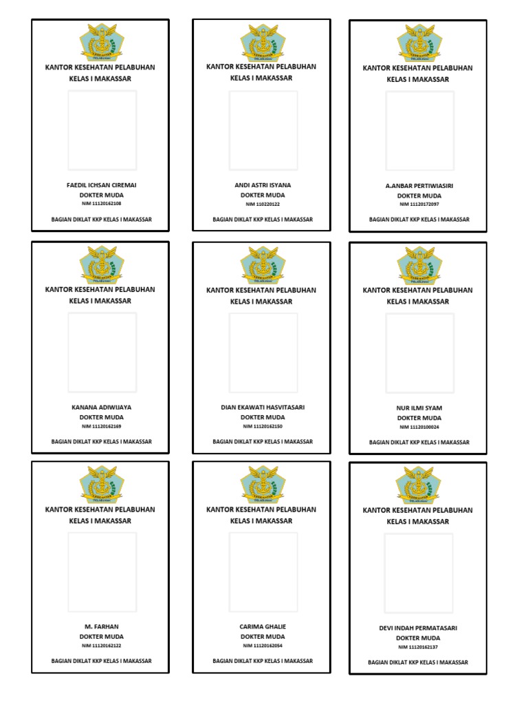 Id Card Warna Biru | PDF