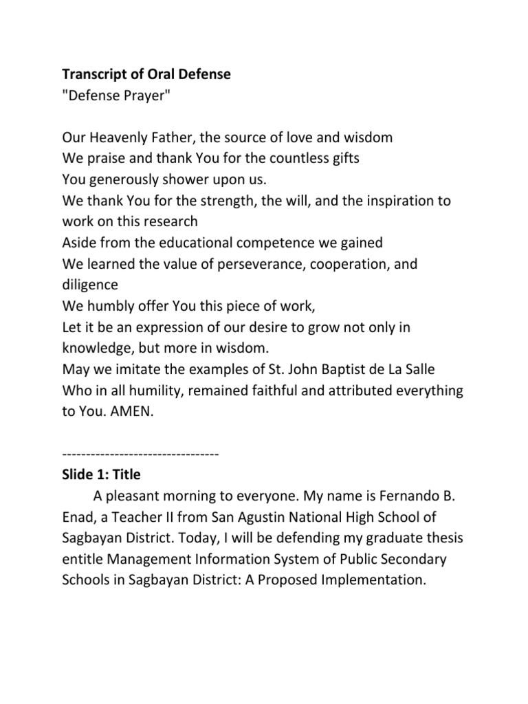 Oral Defense Script | Usability | Computer Network