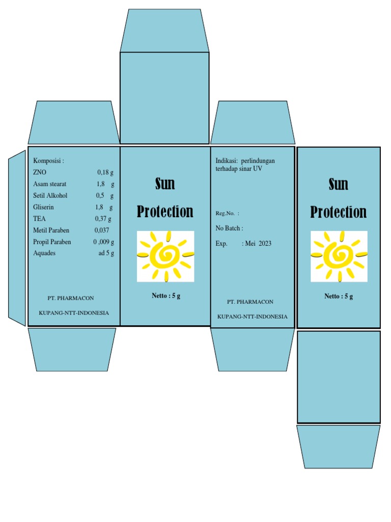 Wadah Sunscreen Rya | PDF