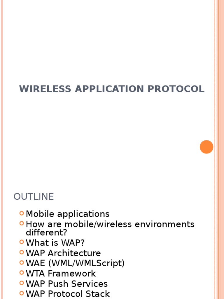 WAP Overview | PDF | Proxy Server | Hypertext Transfer Protocol