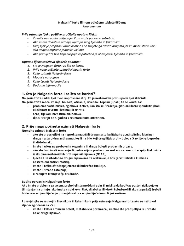Nalgesin Forte Pil Novo | PDF