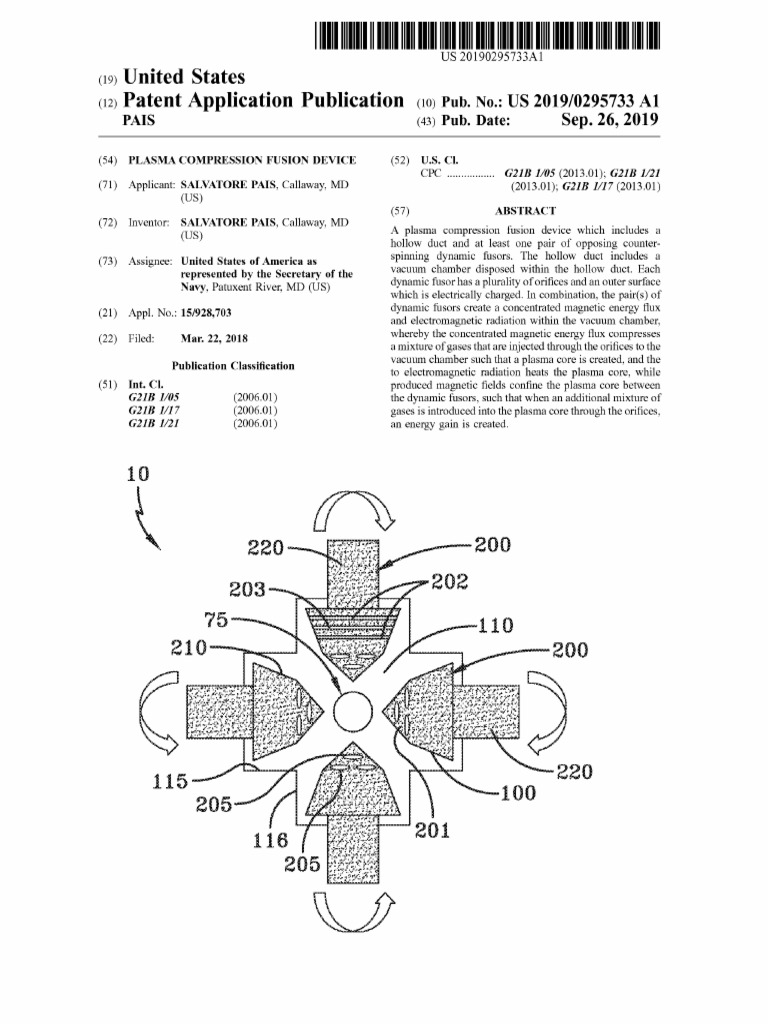 Plasma Compression Fusion Device | PDF
