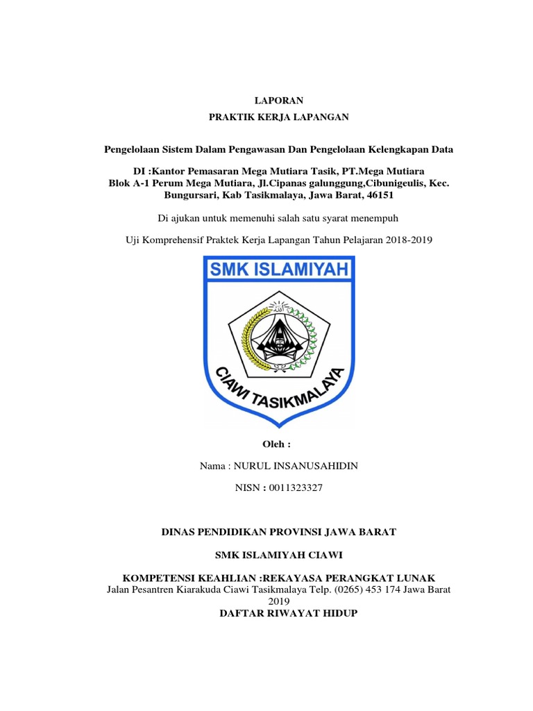 Laporan PKL Xii RPL | PDF