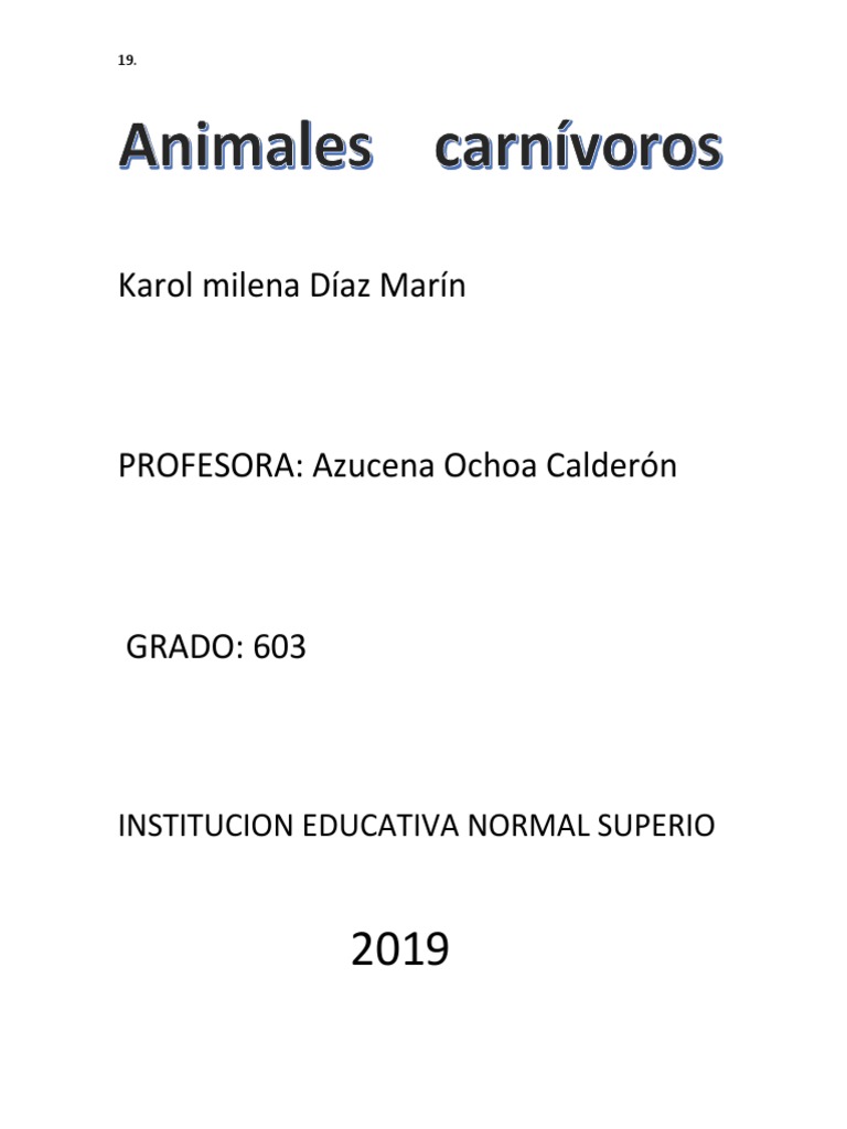 Animales Carnívoros | PDF | Coyote | León